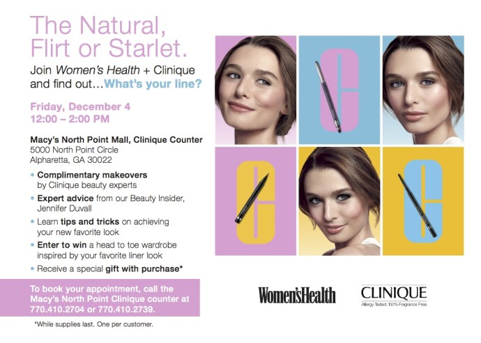 Come Meet Me At Clinique With Women's Health Magazine - JennySue Makeup